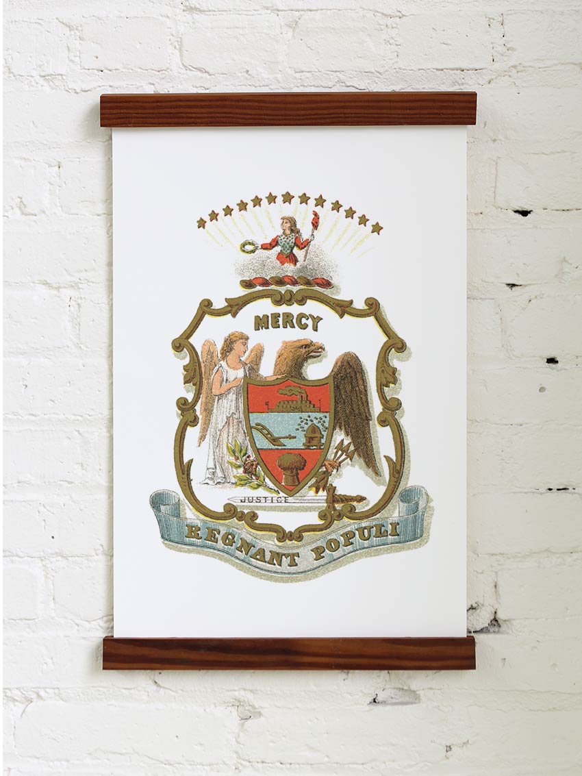Arkansas Arms | Coat of Arms Giclée Art Print – Old Try