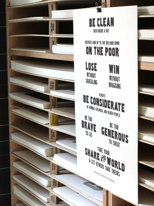 Eight Rules To Live By | Giclee Art Print – Old Try