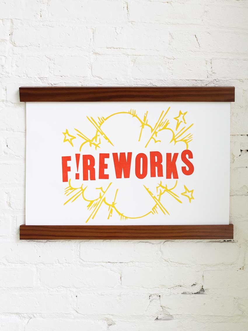 Fireworks | Southern Letterpress Print – Old Try