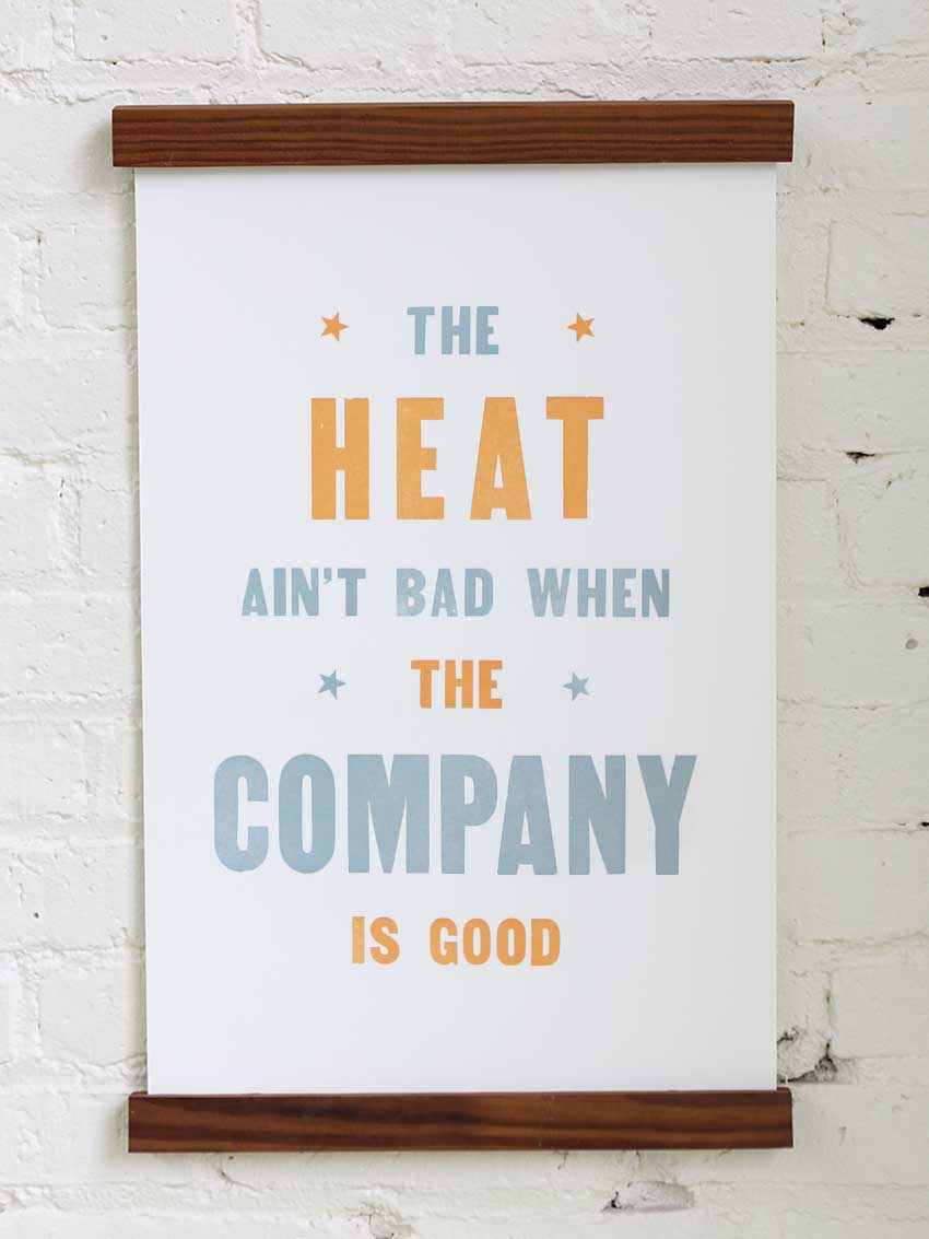 Good Company | Southern Letterpress Print – Old Try