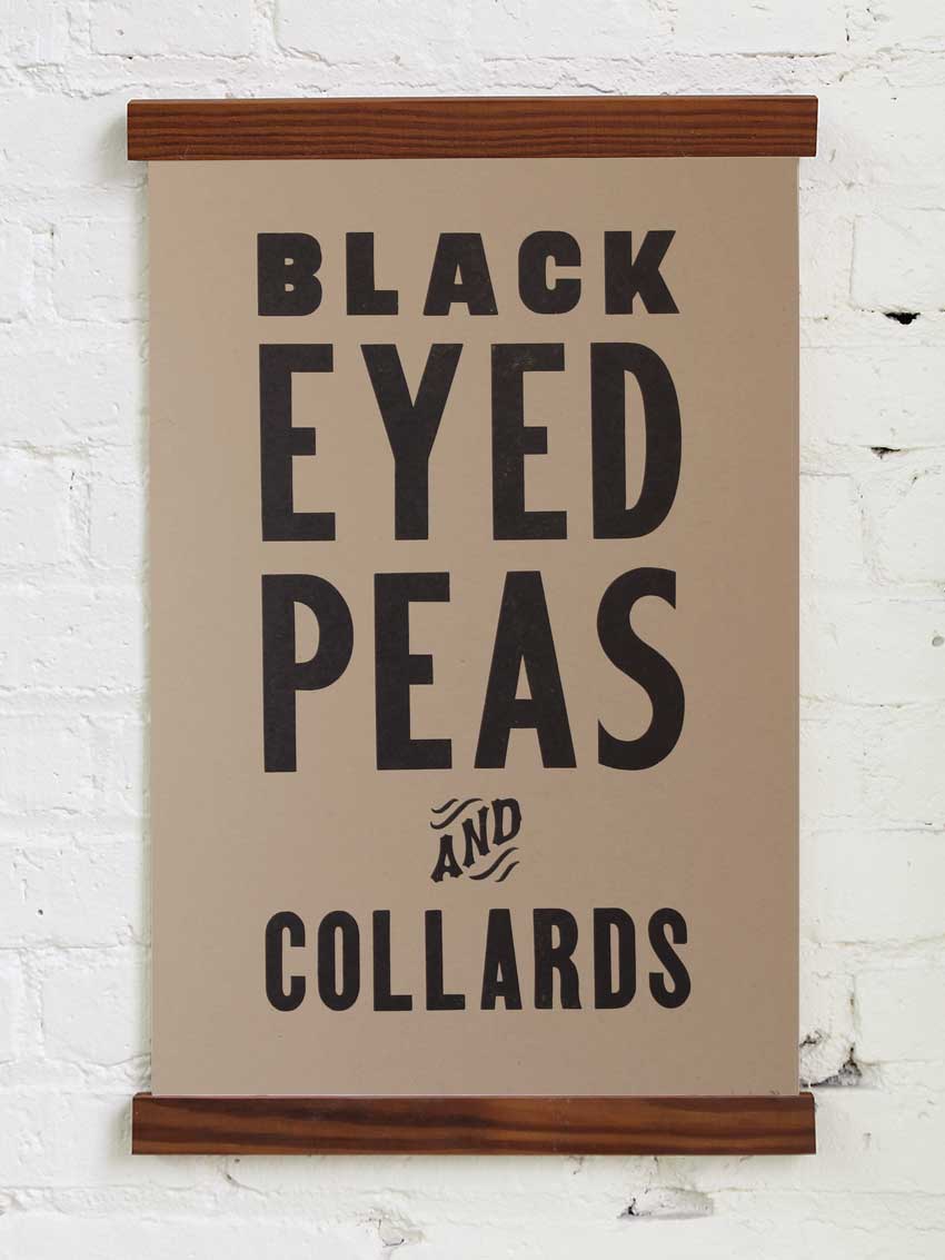 Good Luck | Southern Letterpress Print – Old Try