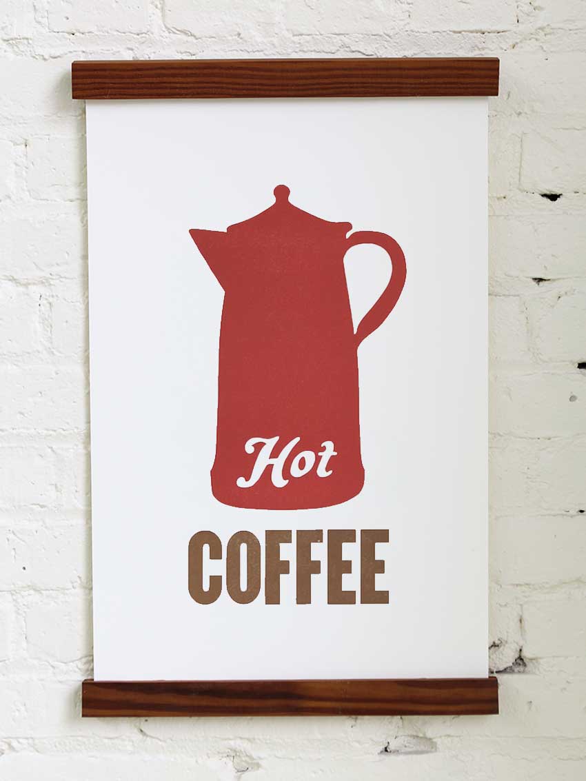 Hot Coffee | Mississippi Letterpress Print – Old Try