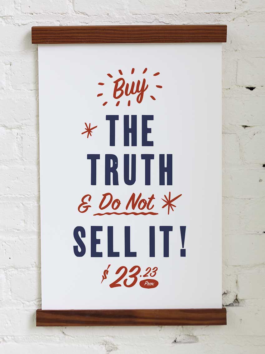 Proverbs 23:23 | Southern Letterpress Print – Old Try